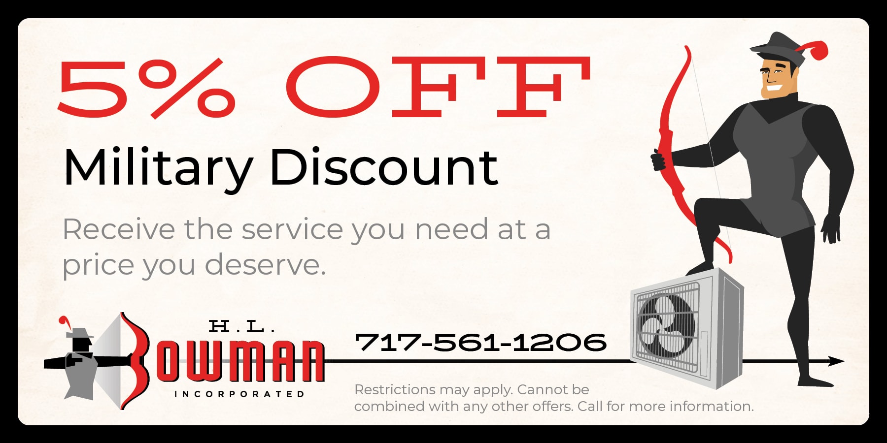 Specials For HL Bowman | Plumbing & HVAC Offers | Harrisburg, PA