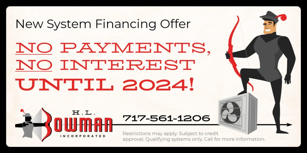 Specials For HL Bowman | Plumbing & HVAC Offers | Harrisburg, PA