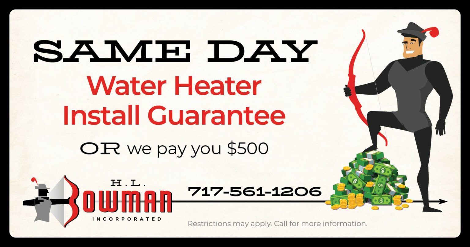 Specials For HL Bowman | Plumbing & HVAC Offers | Harrisburg, PA